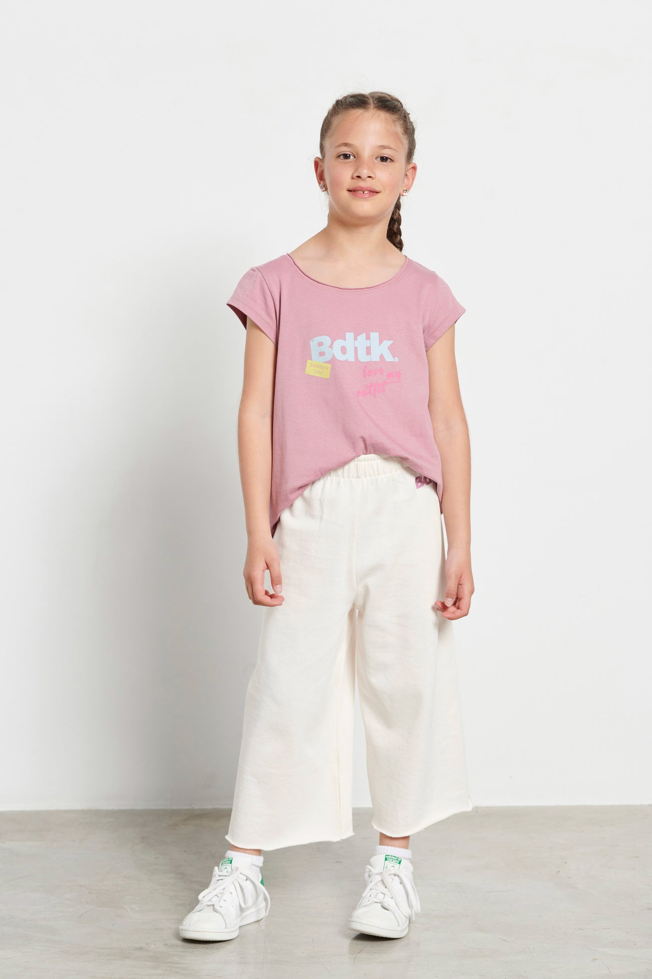 Kids’ BDTK high-waisted 7/8 sweatpants for girls… – BodyTalk